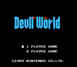 Devil World (Japan)|姆克游戏