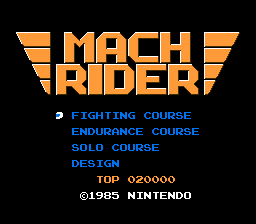 Mach Rider (Japan, USA)|姆克游戏